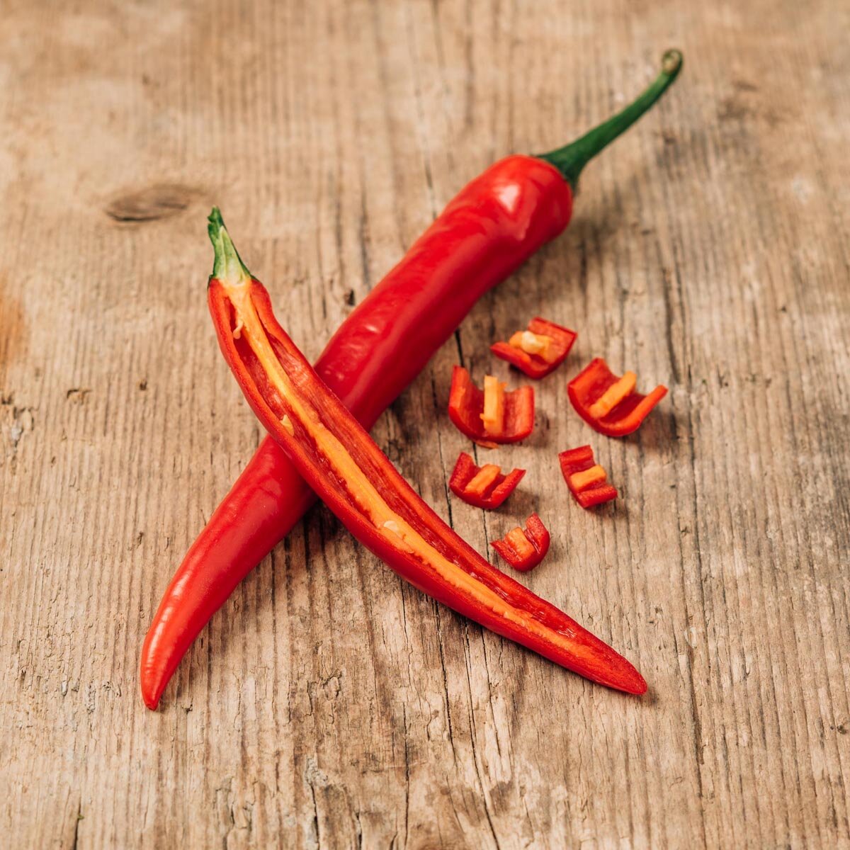 Cayenne Chilis (Capsicum annuum) - ca. 20 Samen